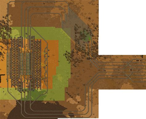 Upgradeable 2 To 8 Lane Tileable Train Blueprint Book R Factorio
