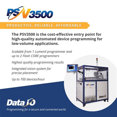 Data Io On Linkedin Psv3500 Daio Techinnovation