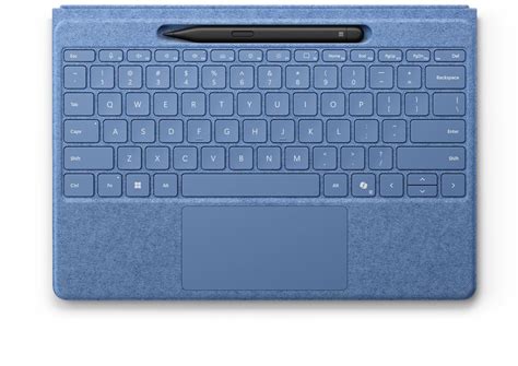 Clavier Microsoft Flex Bleu Saphir Stylet Slim Pen 2 Pour Surface Pro