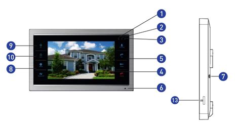 Bcomtech Metal Shell Video Intercom System Works With Commax System