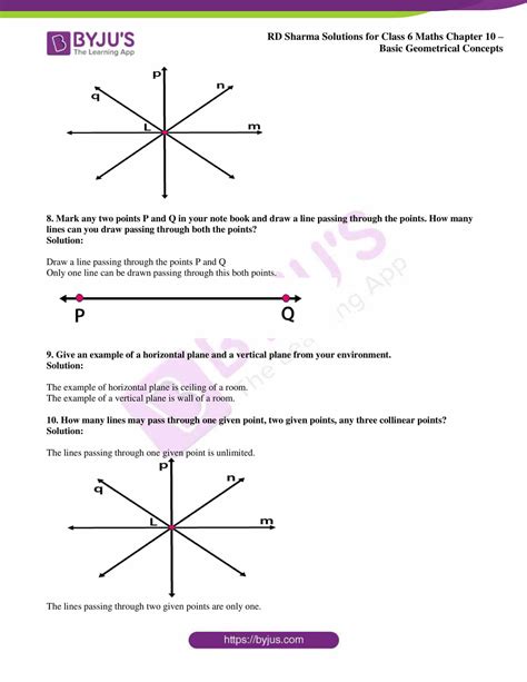 Bases De La Géométrie Plane Dm 3ème Mathématiques