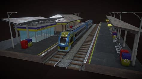 Train Station 3d Models Sketchfab