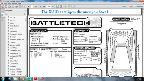 Battletech Record Sheets Cornerbda