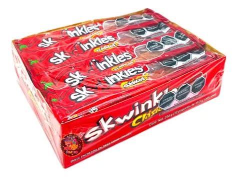 Skwinkles Clásicos Dulce Enchilado En Tiras Chamoy 12 Pz Mercadolibre