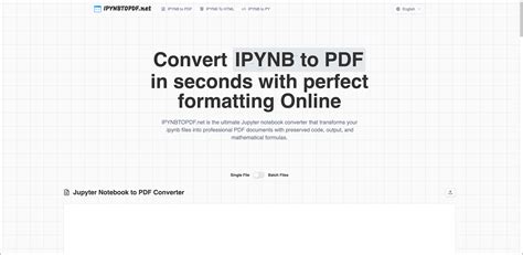 【工具自荐】jupyter Notebook 转换网站，可以把 Ipynb 转化为 Pdf、html 和 Python · Issue