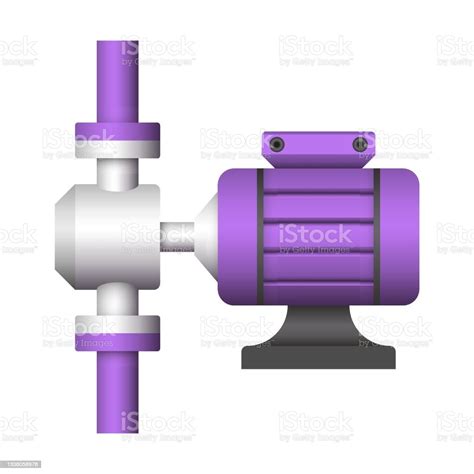 제어 분배 및 공급 물을 위해 흰색 배경에 격리 된 물 펌프 벡터 일러스트 디자인 가솔린에 대한 스톡 벡터 아트 및 기타 이미지 가솔린 건강관리와 의술 건축물