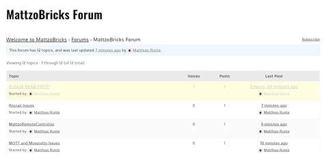 New feature on the MattzoBricks website – MattzoBricks