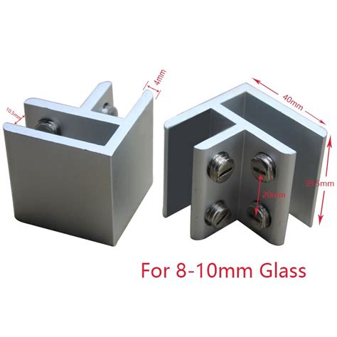 20 Pcs Aluminium 2 Manier 90 Graden Hoek Glas Conn Grandado