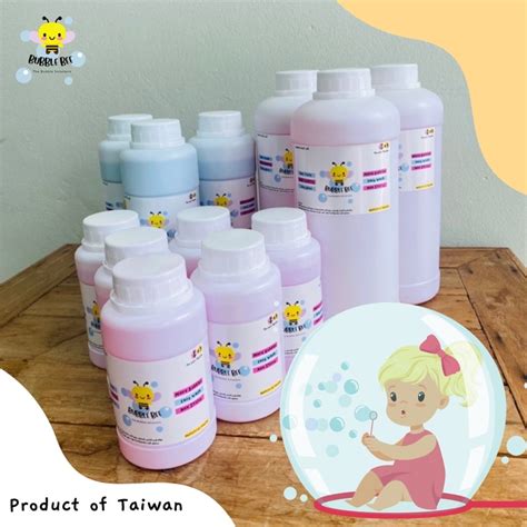 พร้อมส่ง Bubble น้ำยาเป่าฟอง สำหรับเด็ก อย่างดี นำเข้าจากไต้หวัน ปลอดภัย ล้างง่าย ไม่เหนียว