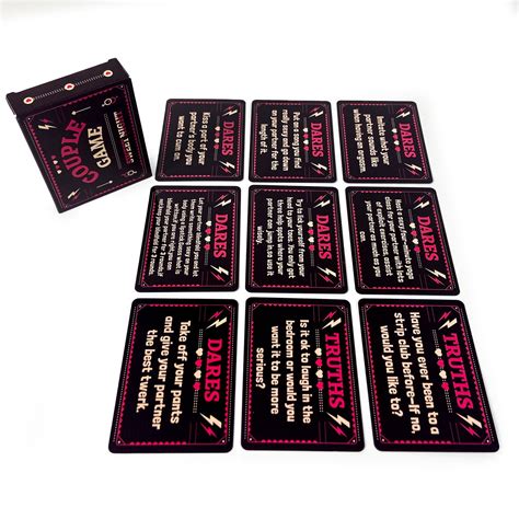 50 Sheets Bedroom Command Sex Card Game Intimacy Deck Naughty Party Game Date Night Adventurous