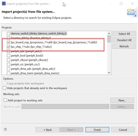 solved how to find board or mcu in mcuxpresso ide v11 2 0 nxp community