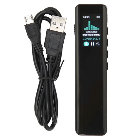 Rewera Digital Recorder Voice Activated Usb Rechargeable Mp3 Player