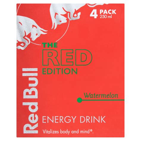 Red Bull Watermelon Can 4 Pack 250 Ml Storefront En