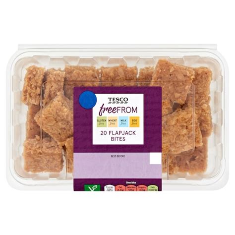 Tesco Free From Flapjack Bites 20 Pack Tesco Groceries