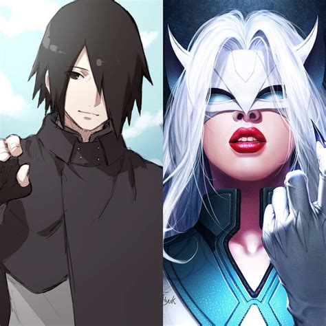 Sasuke Uchiha End Of Kawaki Arc Vs White Fox Marvel Comics Battle