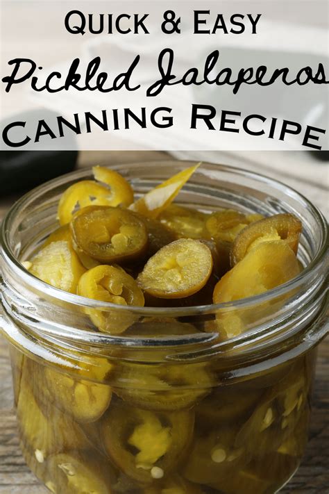 Pickled Jalapeno Peppers Recipe Easy Jalapenos Canning