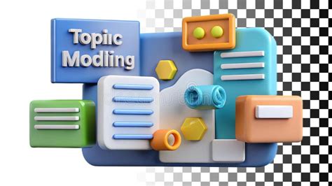 Topic Modeling Icon Chart Icon Data Topic Topic Analysis Information Modeling Png