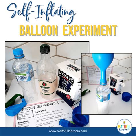 Elementary Science Activities The Amazing Self Inflating Balloon Experiment Mathful Learners