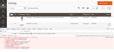 Magento2 Clicking Row In Catalog Product Grid Doesnt Work Magento