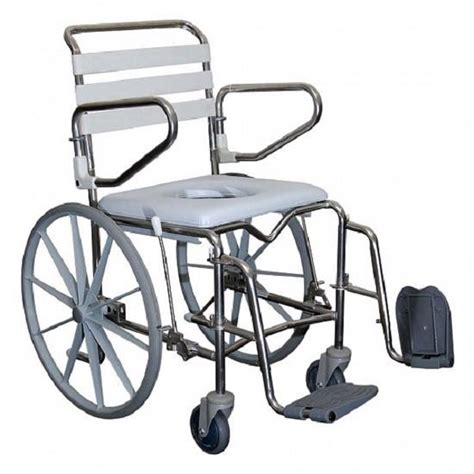 Shower Commode Self Propelling With Swing Away Footplates Gms