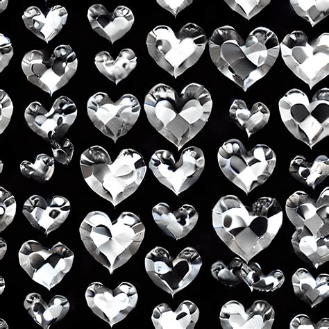 Crystal Hearts Photograph Pattern · Creative Fabrica