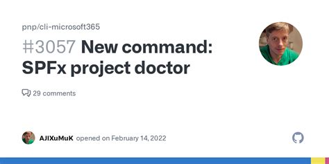 New Command Spfx Project Doctor · Issue 3057 · Pnpcli Microsoft365