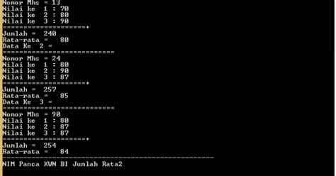 Program Manipulasi Array 2 Dimensi Menggunakan Bahasa C