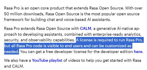 All Rasa Pro Code Is Visible To End Users And Can Be Customized As Needed Rasa Calm 2024 12 09