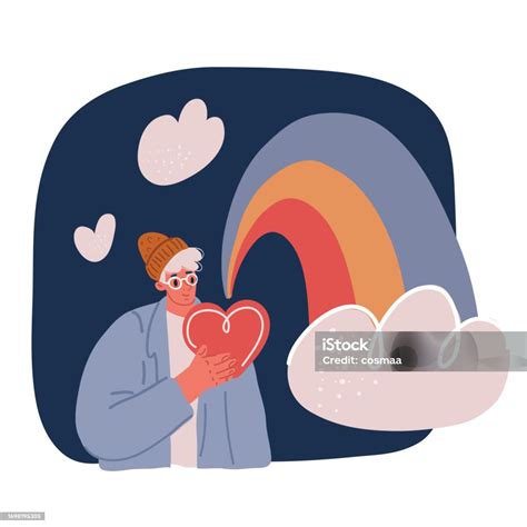 Ilustración de Ilustración Vectorial De Dibujos Animados Del Arco Iris Del Orgullo Gay Lgbt ...
