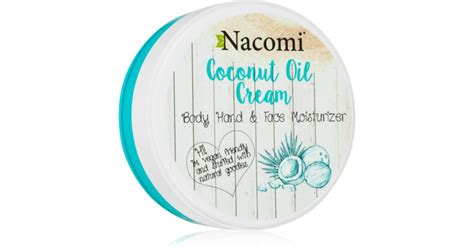 Nacomi Coconut Oil Hydraterende Crème voor Gezicht Handen en Lichaam