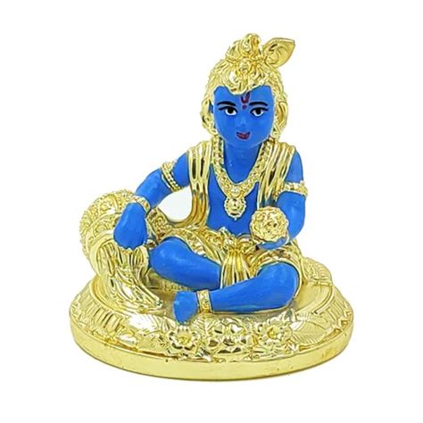 Krishna Laddoo Gopal Gold Plated Idol At Best Price In Thane Gayatri Art