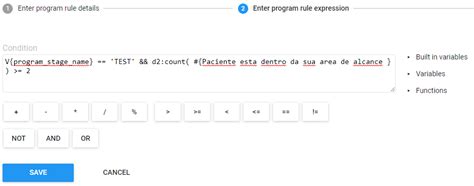 Web And Android Program Rule Does Not Hold Support Assistance Technique Dhis2 Community