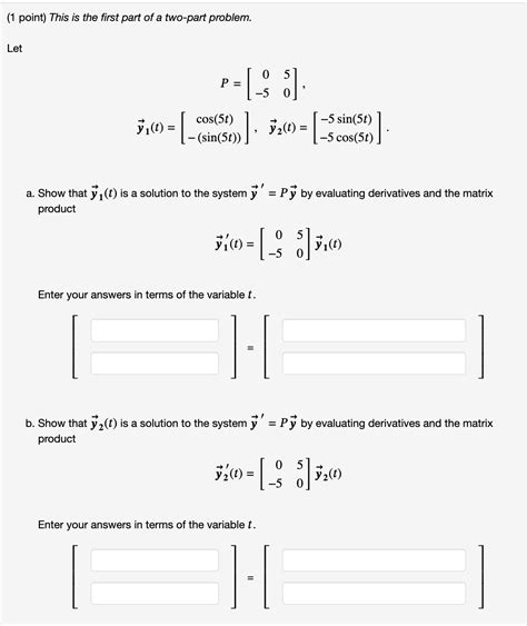 Solved Point This Is The First Part Of A Two Part Chegg
