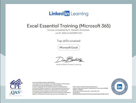 k hareesh shrivatsan on linkedin excel linkedinlearning qas