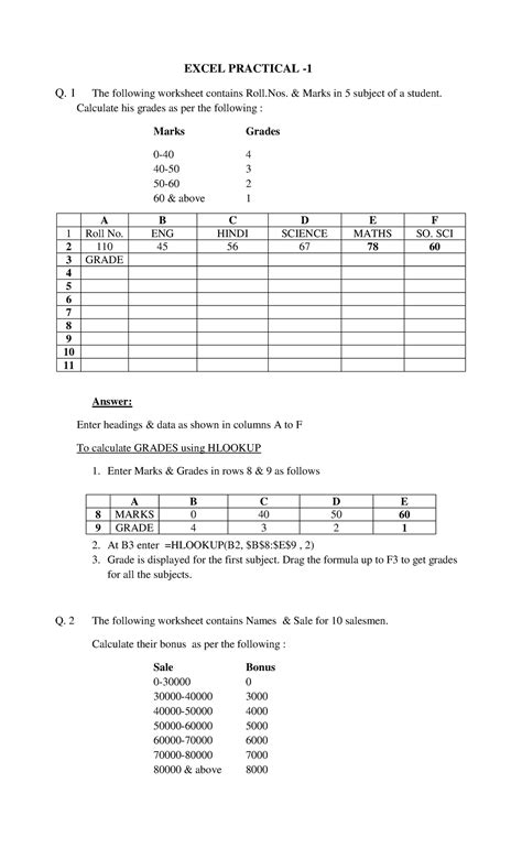 Excel Practical Document 53805 Excel Practical Q 1 The Following Excel Practical Document 53805 Excel Practical Q 1 The Following