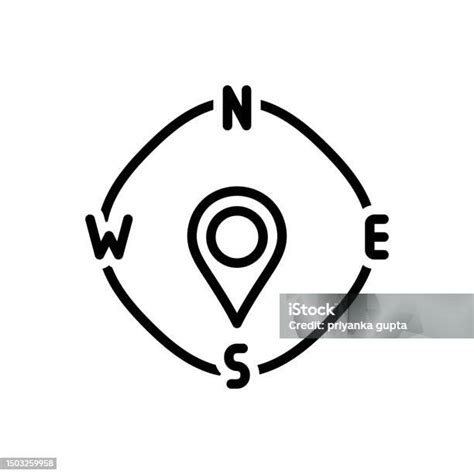 South Compass Stock Illustration Download Image Now Direction