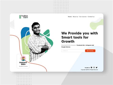 Online Course Landing Page By Rajesh Kumar On Dribbble