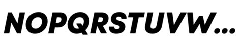 Code Next Extra Bold Italic Font Sans Serif Modern What Font Is