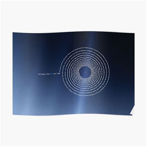 Carl Sagan Pale Blue Dot Cosmos Astronomy Revisited 2020 Spiral