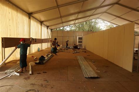 သုဝဏ္ဏဘောလုံးကွင်း ဧရိယာဝန်းအတွင်း ကိုဗစ် ၁၉ အရေးပေါ်လူနာများအတွက် Hdu နှင့် Icu အဆောက်အအုံမ