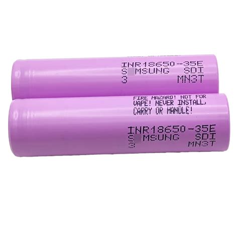 100 New Original Made In Korea 18650 Battery 3500mAh 3 7V 10A Current