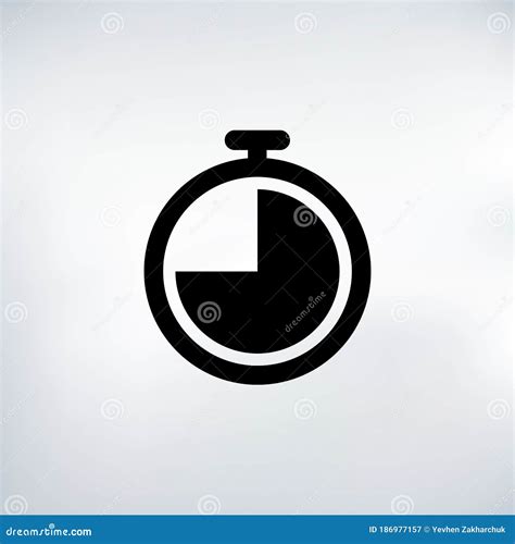 Seconds Countdown Timer Icon Set Time Interval Icons Stopwatch And