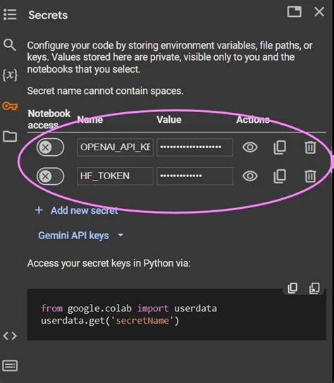 Securing Your API Keys In Google Colab