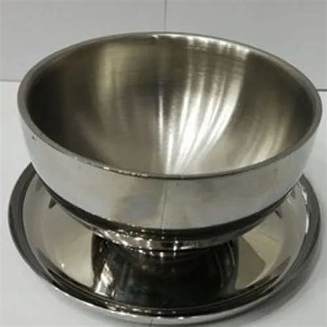 Silver Round Stainless Steel Soup Bowl At Rs 200set In Chennai Id