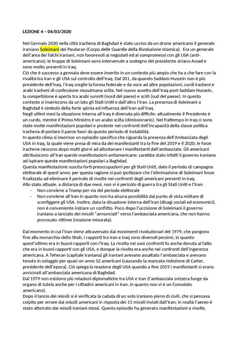 Storia Del Medio Oriente Docsity