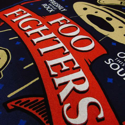 Foo Fighters Beer Label Fit Shirts