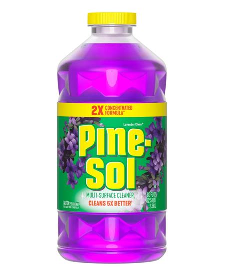 Pine Sol Cleaner Citric Acid Formula Lavender Scent 80oz6pk