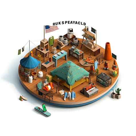 Premium Ai Image Creative 3d Of Recycled And Upcycled Products Market