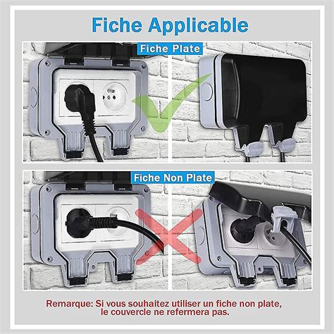 Waterproof Socket Double Outdoor Electrical Socket Ip66 Waterproof Wall
