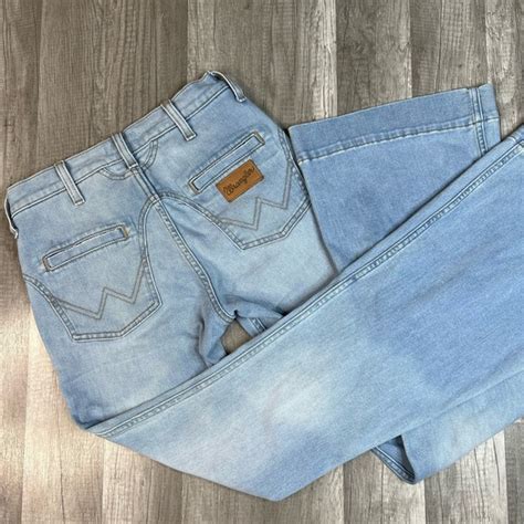 Wrangler Jeans Wrangler Western Yoke Flare Jeans High Rise Light